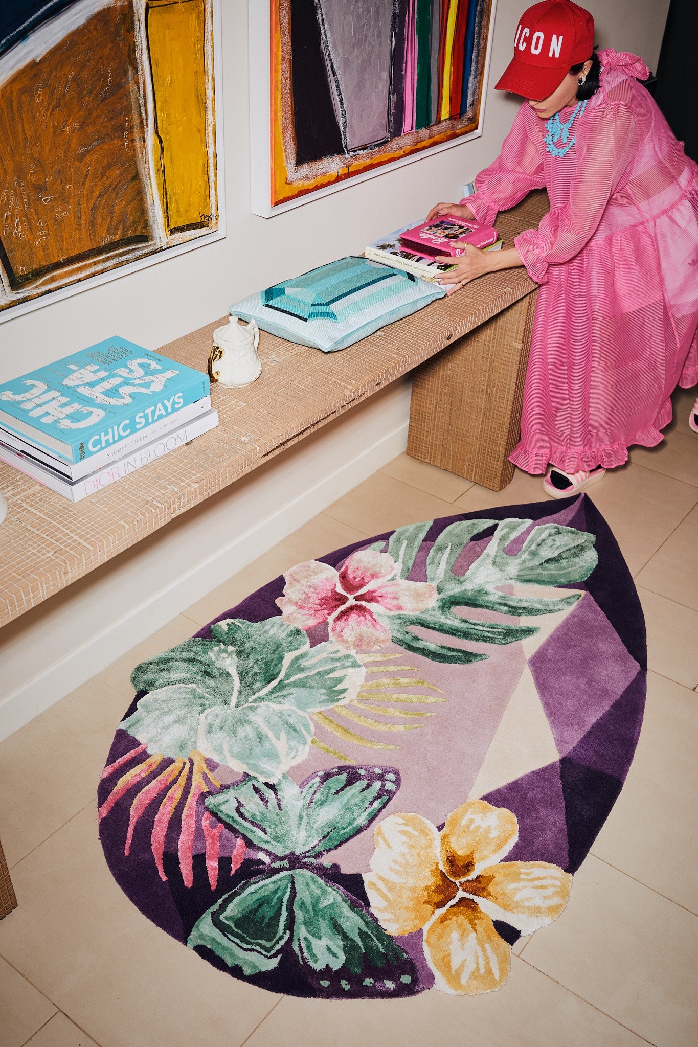 Amethyst Drop ICON Gem Rug – Wear The House