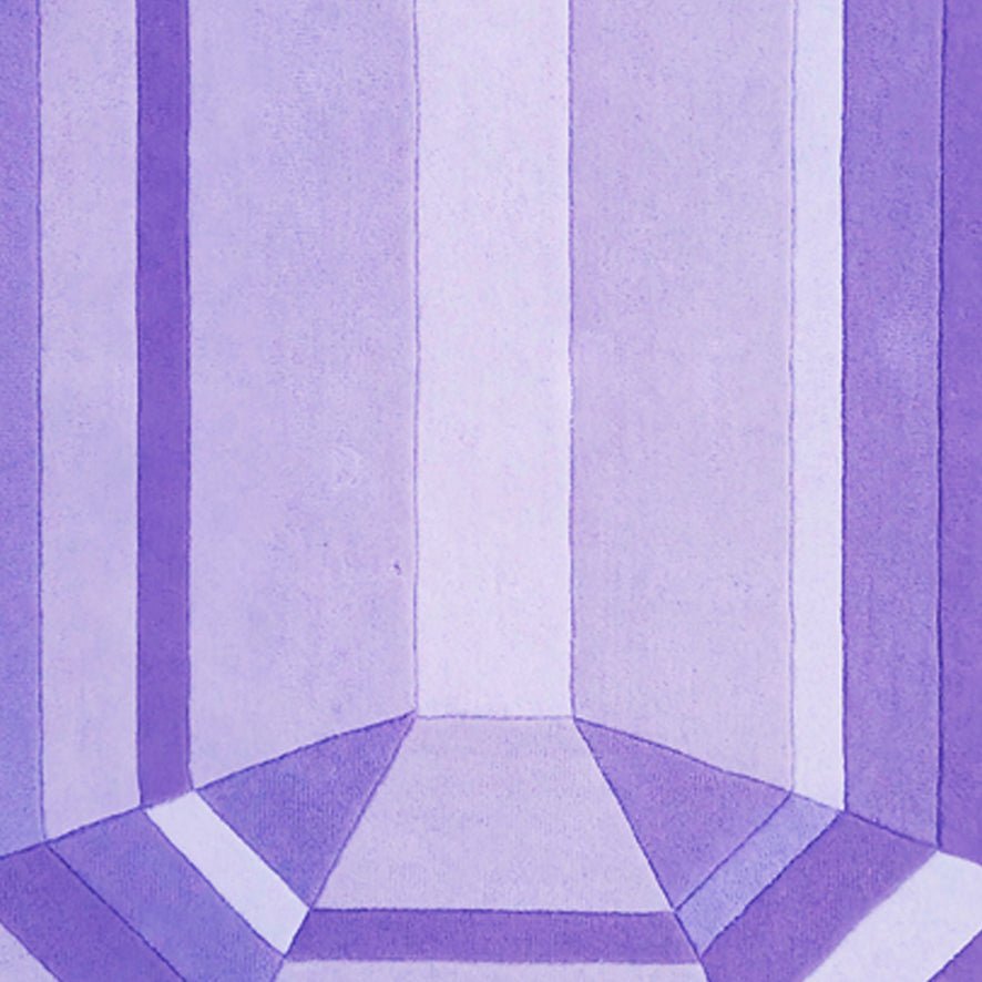Amethyst Lilac Emerald Gem Rug – Wear The House